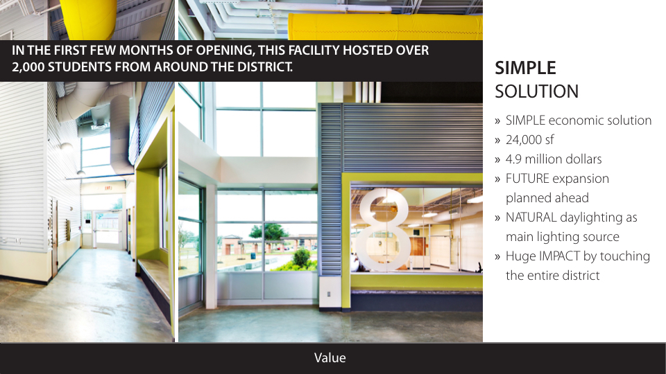 2015 — Robert R. Shaw Center for STEAM | Exhibit of School Architecture