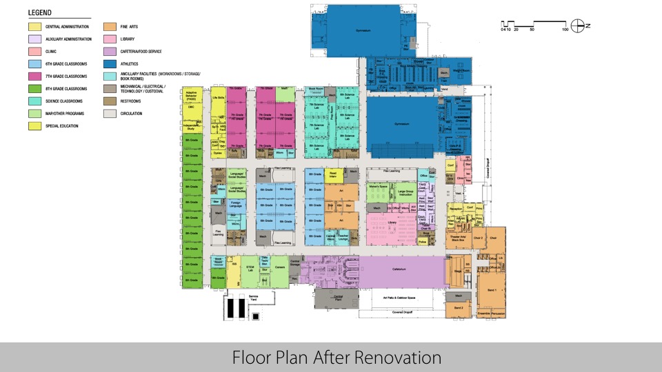 Alvin High School Campus Map