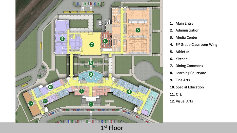 2019—Leo Adams Middle School | Exhibit of School Architecture
