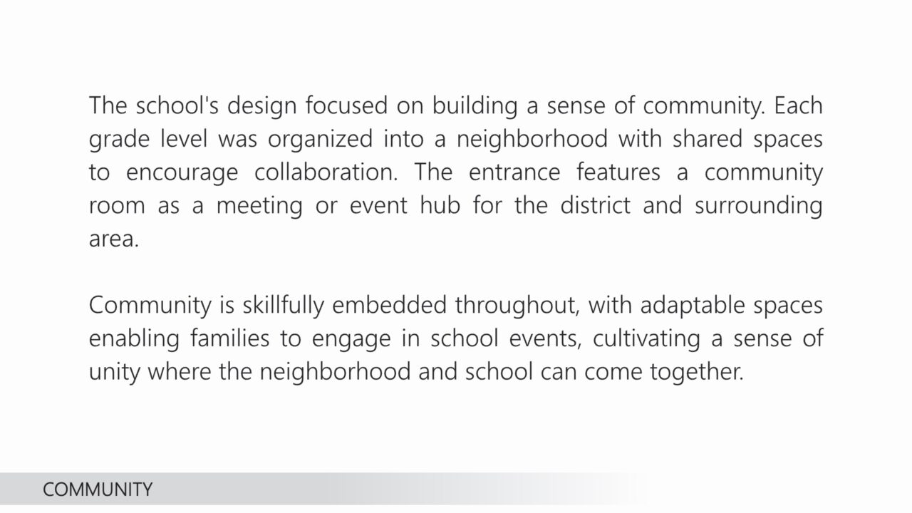 2024 — Hidden Lake Elementary School | Exhibit of School Architecture